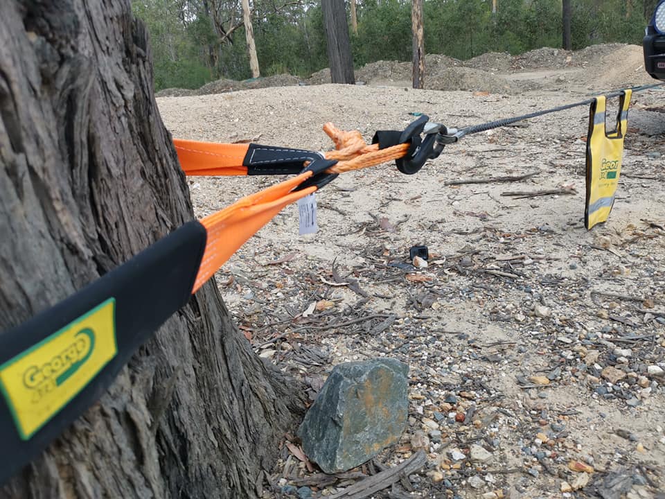 TDS Winch System Recovery Combo: Tree Protector + Soft Shackle + Dampe ...