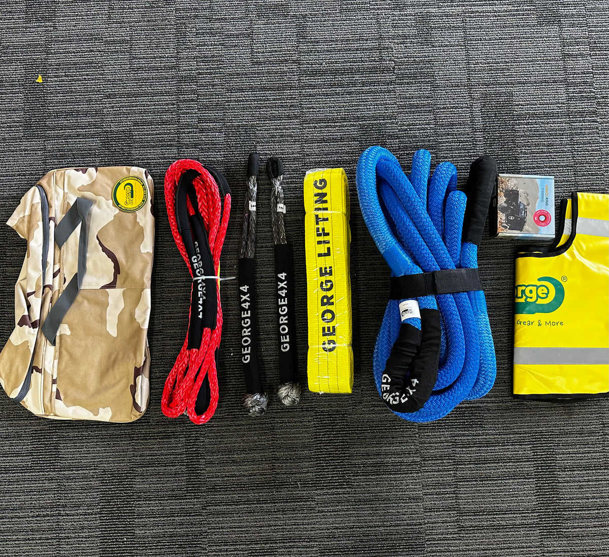 George4x4 Heavy Duty Recovery Kit (8pcs) Essencial Version – George4x4 ...