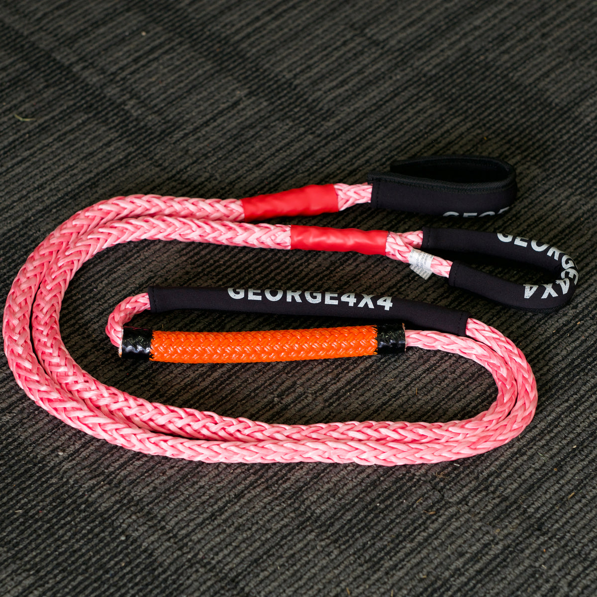 Australian made Bridle Rope (equaliser) 11mm*11000kg Pink, 4WD Recover ...