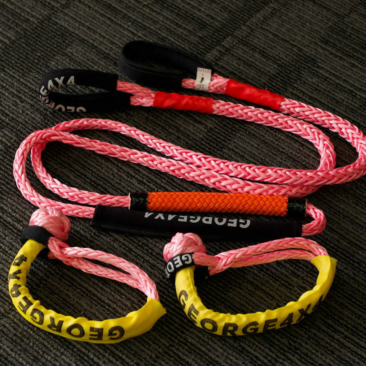 Pink Bridle Combo: Pink Bridle Rope 11000kg + 2*Pink Soft shackles 160 ...