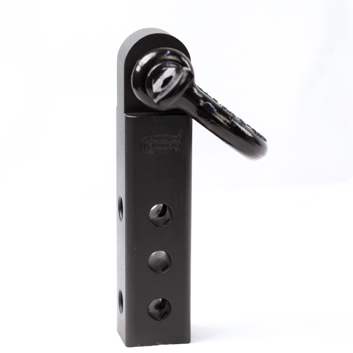 4WD Recovery kit: Black Extended Hitch Receiver 230mm*5000kg + Rated S ...
