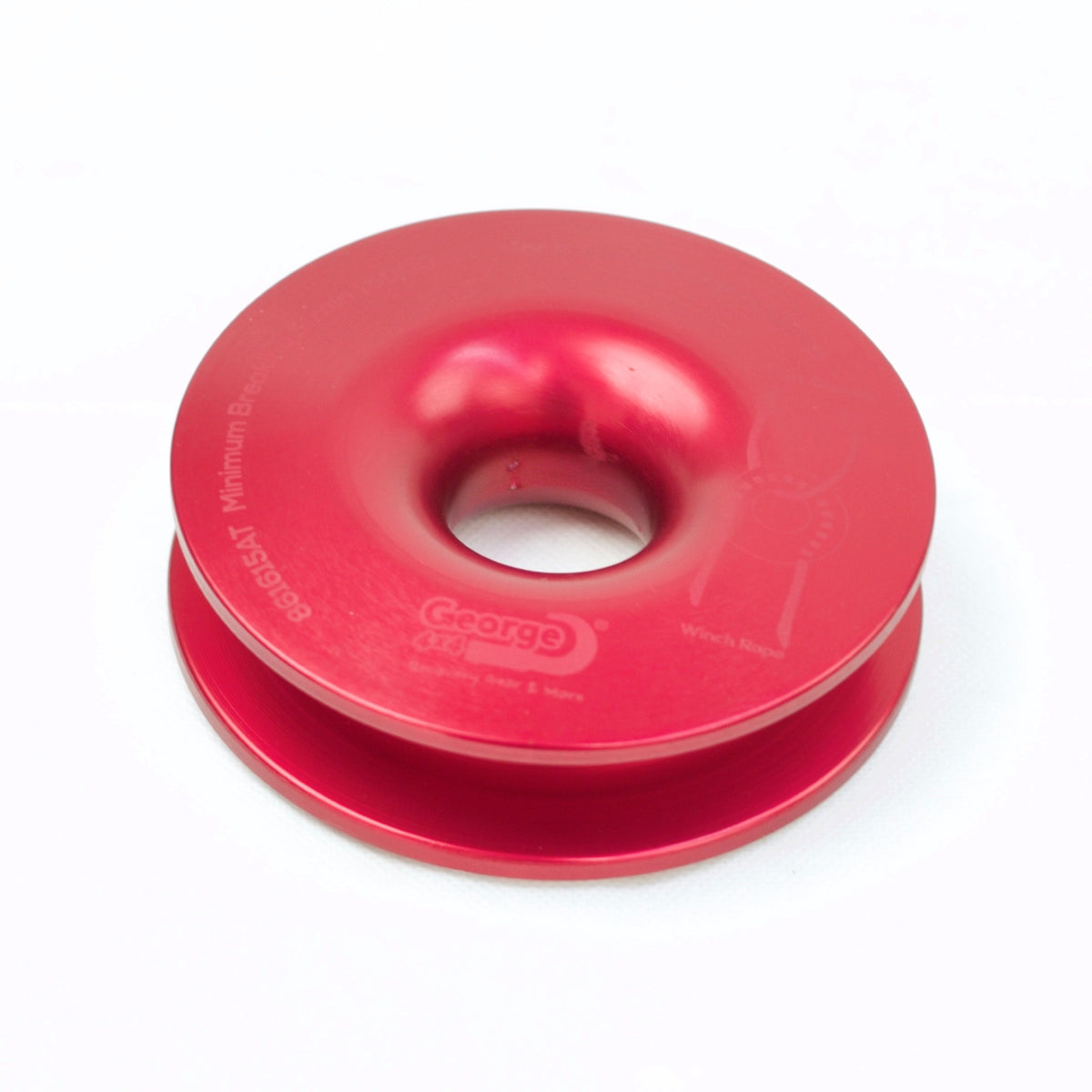 4WD Recovery Pulley Ring 15000kg, Ideal for Soft Shackle & Winch Rope ...