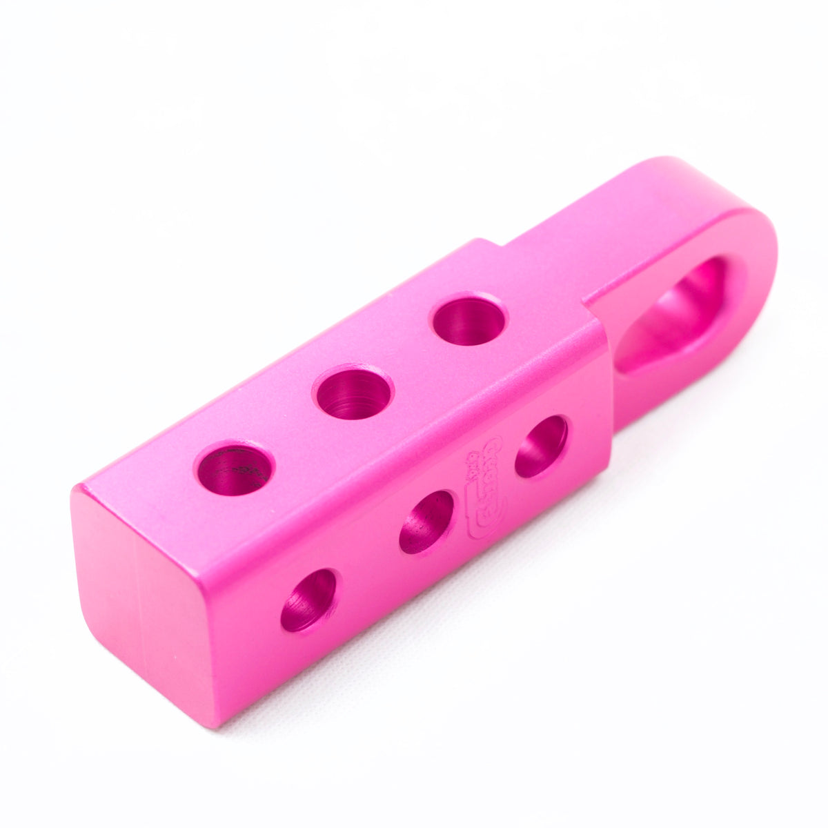 4WD Recovery Soft Shackle Hitch PINK (SK+ Pro) with Teardrop shaped Ey ...