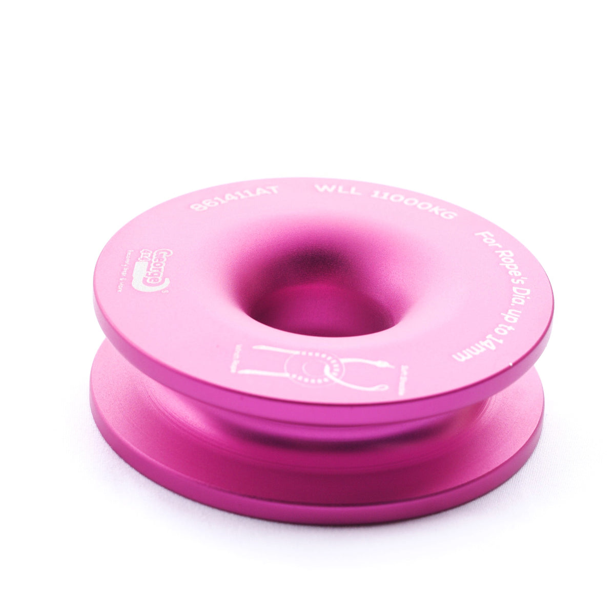 4WD Recovery Pulley Ring 11000kg, Ideal for Soft Shackle & Winch Rope ...