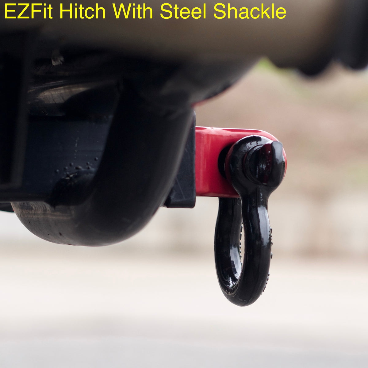 EZFit Recovery Hitch with Big Oval Eyelet Hole for Soft Shackle & Stee ...