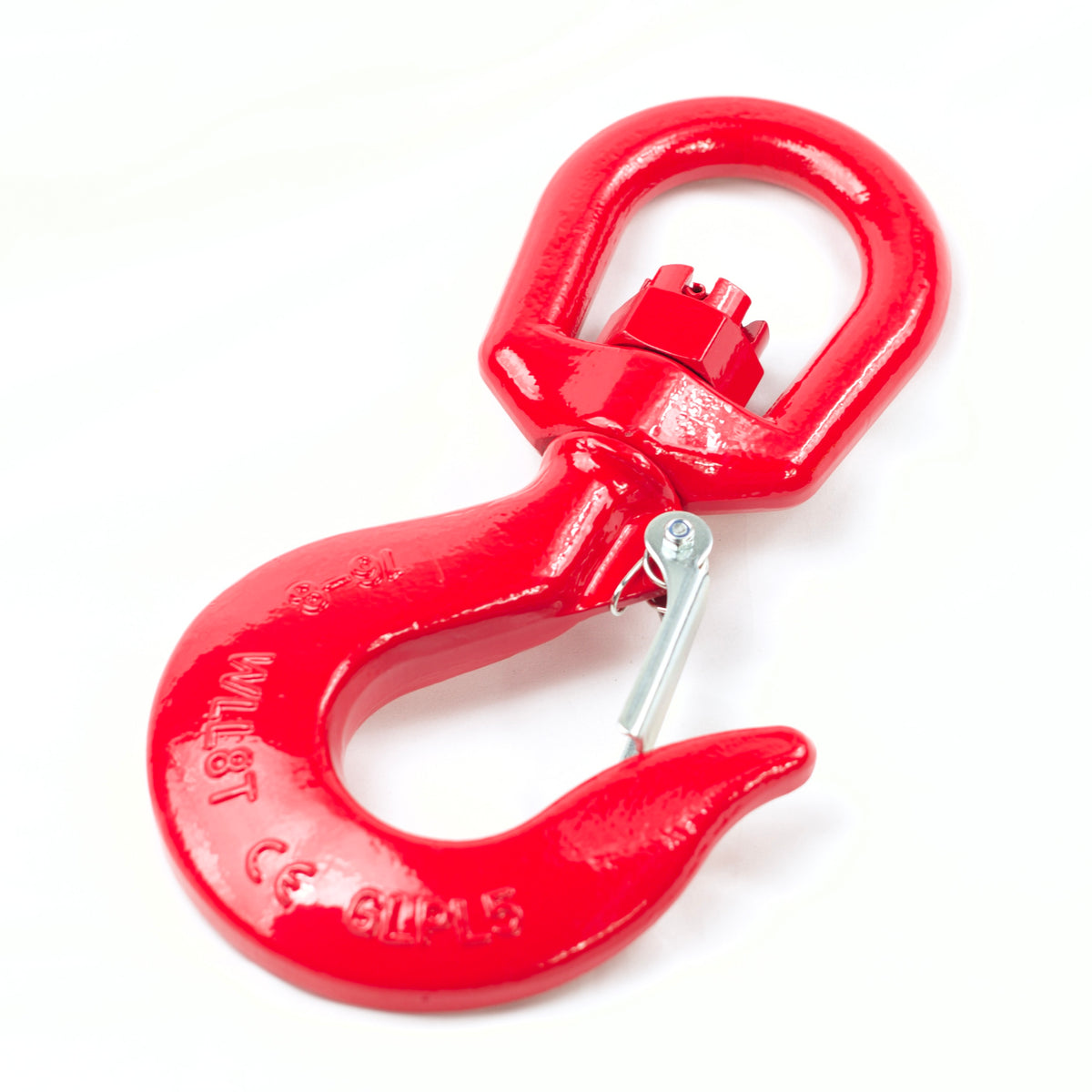 Swivel Hook 16mm WLL 8ton with Latch, Grade 80 Chain Lifting Sling Com ...