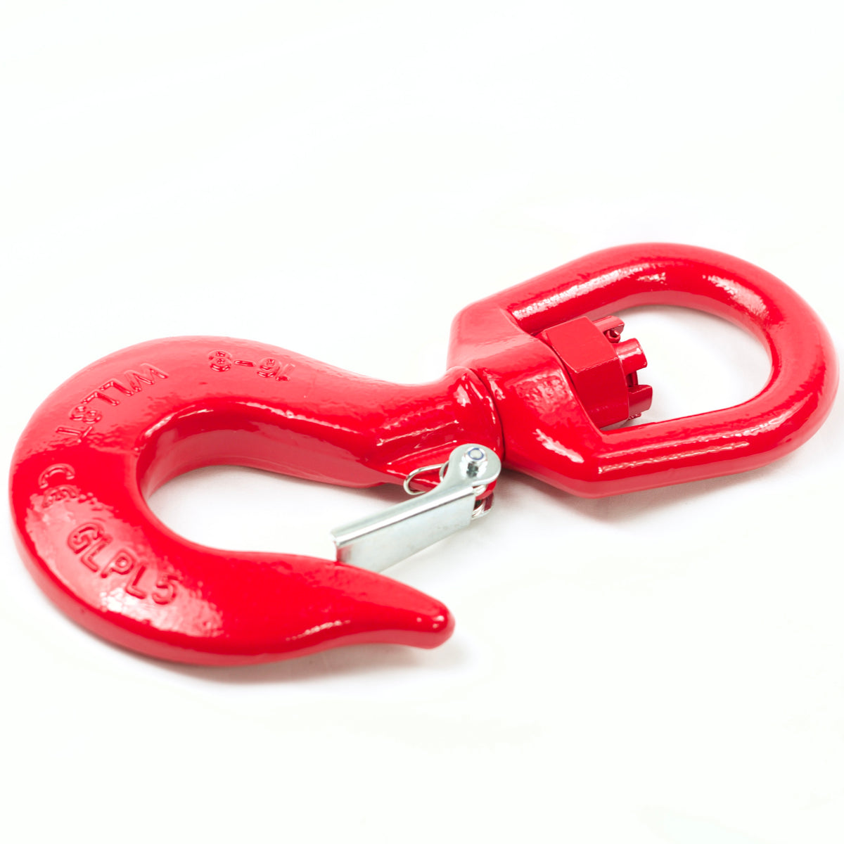 Swivel Hook 16mm WLL 8ton with Latch, Grade 80 Chain Lifting Sling Com ...