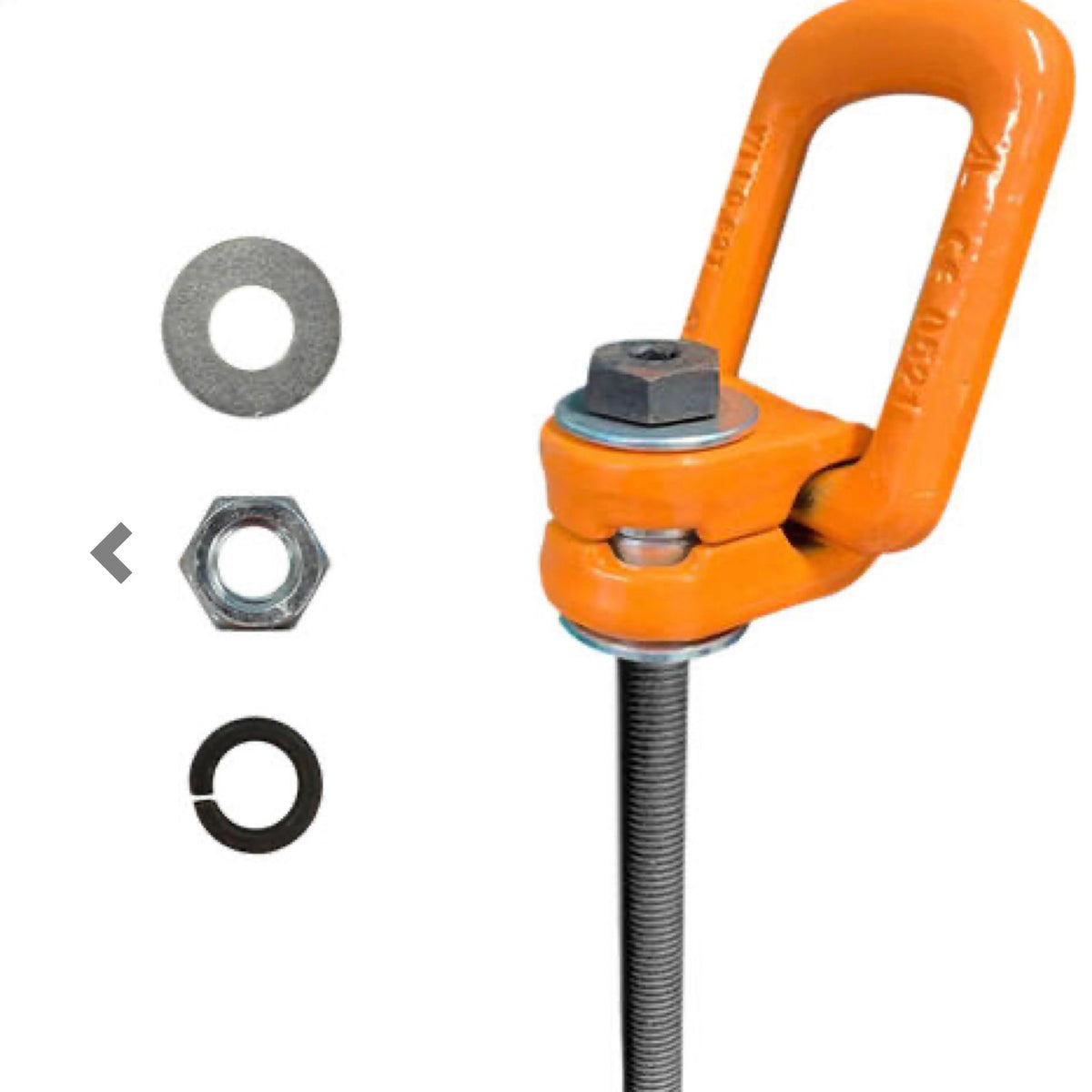 Grade 80 Swivel Eye Bolt Lifting Point with Long Thread and Large Load ...