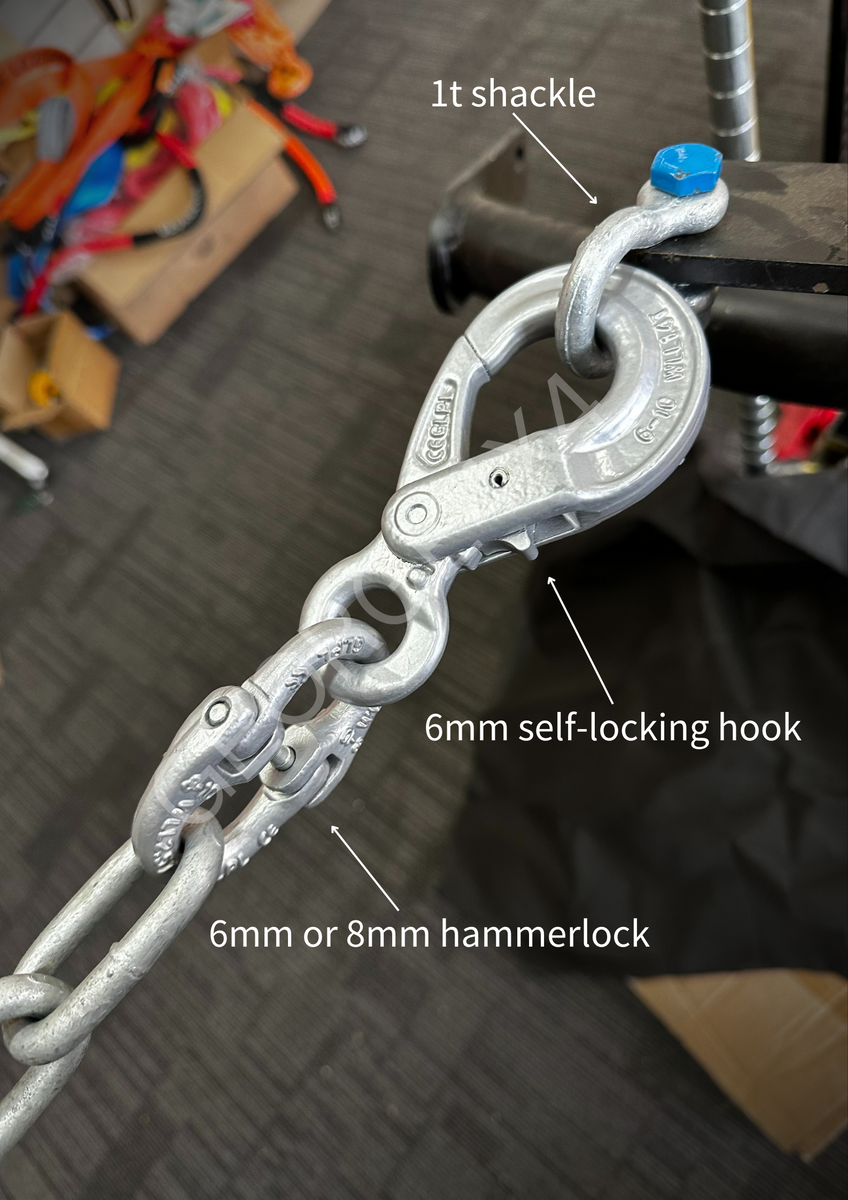 Ford Everest Kit: Hammerlock and Self Locking Hook & Shackle for Trail ...