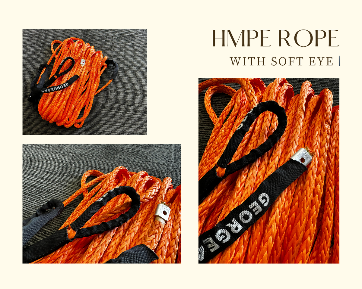 Special Offer HMPE Rope (Ropes with Soft Eye) – George4x4 4WD Recovery Gear