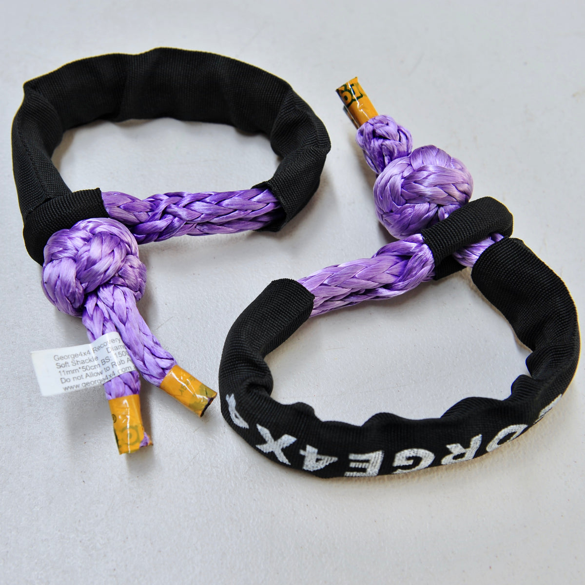 9500kg Extension Tow Rope(Purple)+ 2*Soft Shackles 15000kg -- 4x4 Winc ...