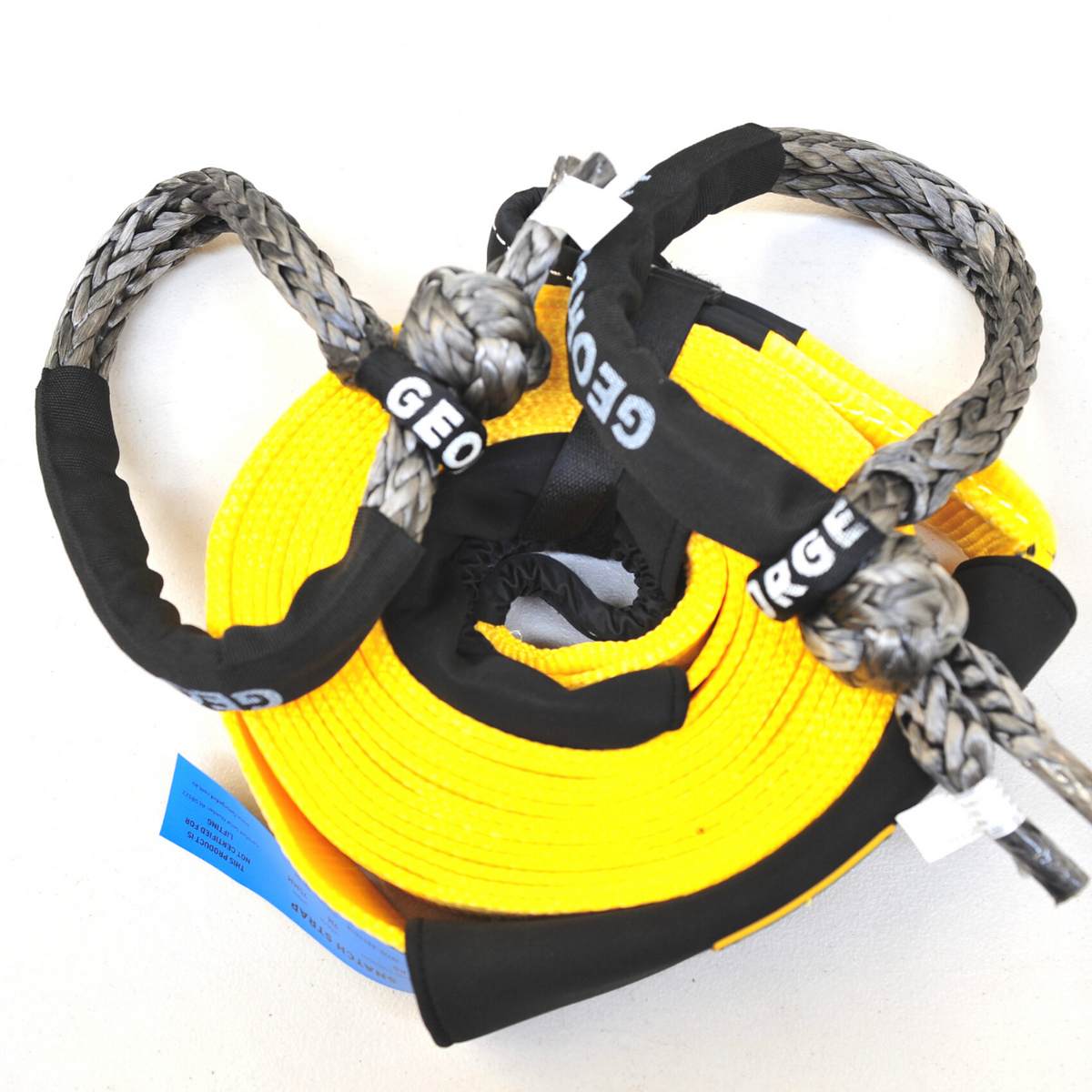 4WD Recovery Kit: Snatch Strap 11000kg + 2*Soft Shackles 19800kg ...