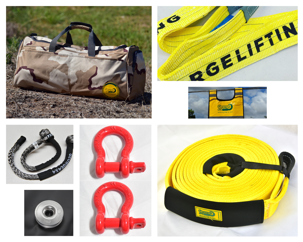 George4x4 Heavy Duty Recovery Kit (9pcs) Basic Version – George4x4 4WD ...