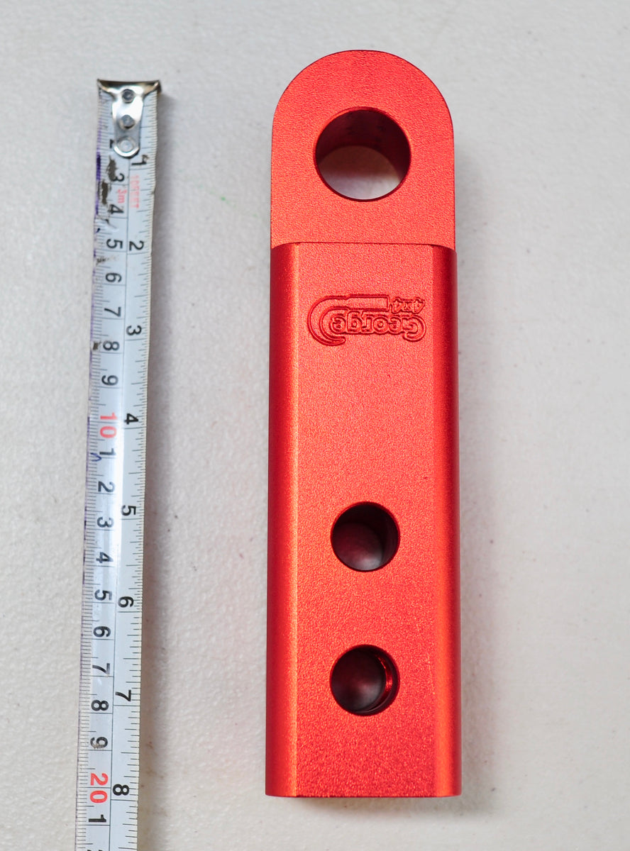4WD Recovery RED Extended Hitch 200mm*5000kg, Solid Aluminium Alloy Ma ...