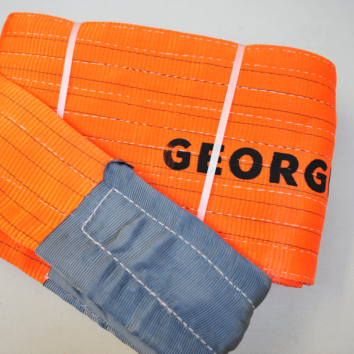 Flat Webbing Sling WLL 10000kg (10T) 8:1 George Lifting Rigging, Duple ...