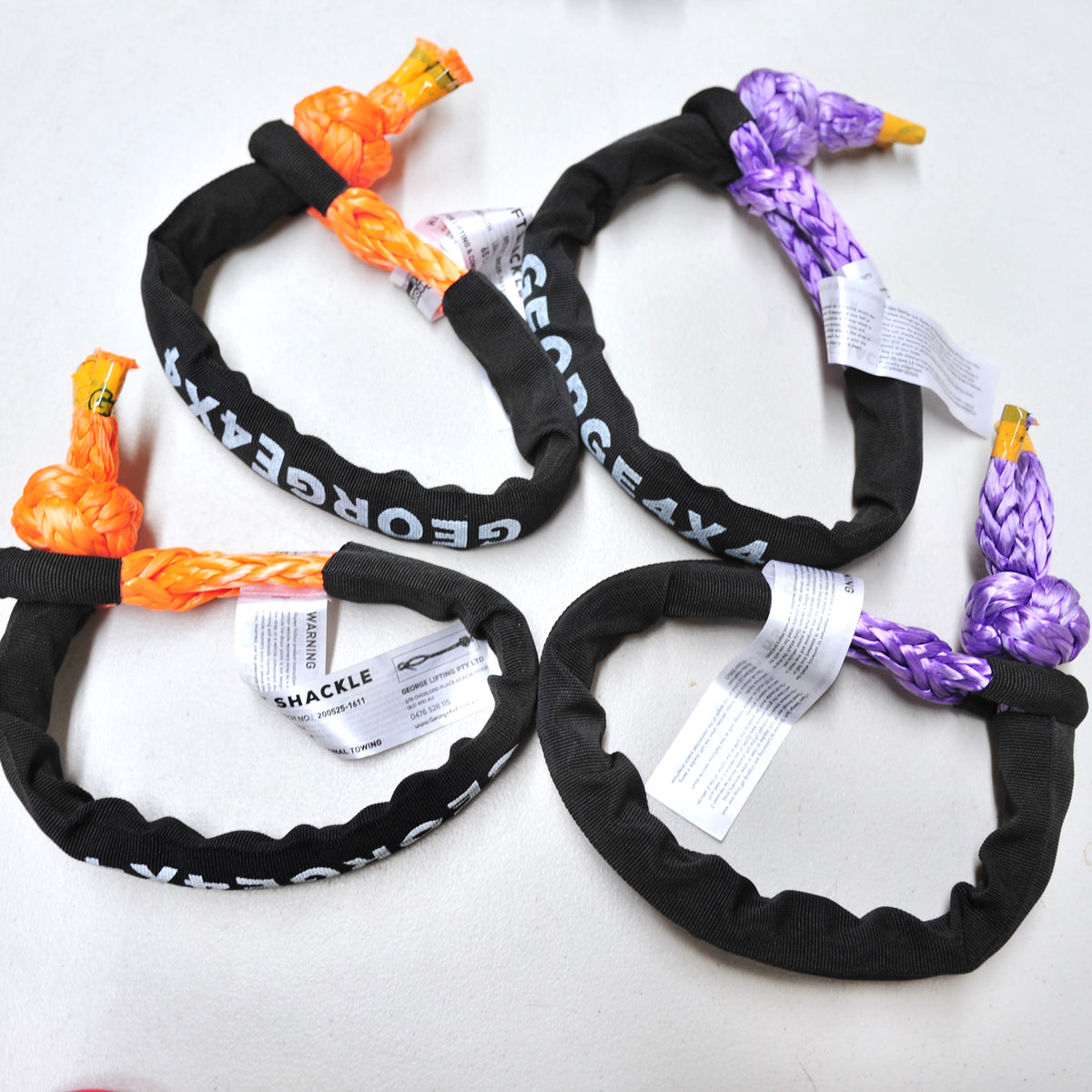 4WD Recovery Kit(10pcs): 11T Snatch Strap + Tree Trunk Protector 4M ...