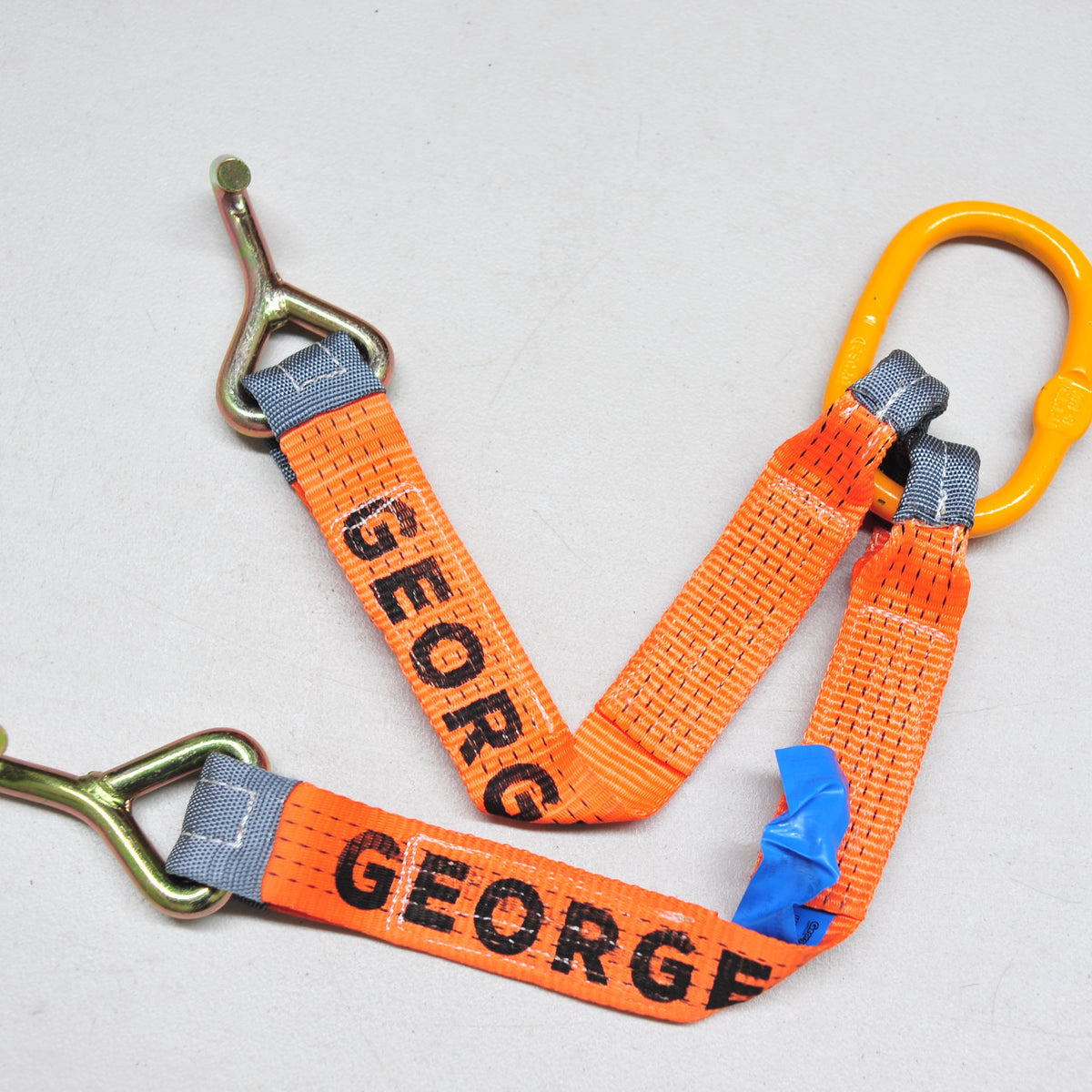 Tow Straps Car Carrying VE 2 leg Master Oblong link + J hook ...