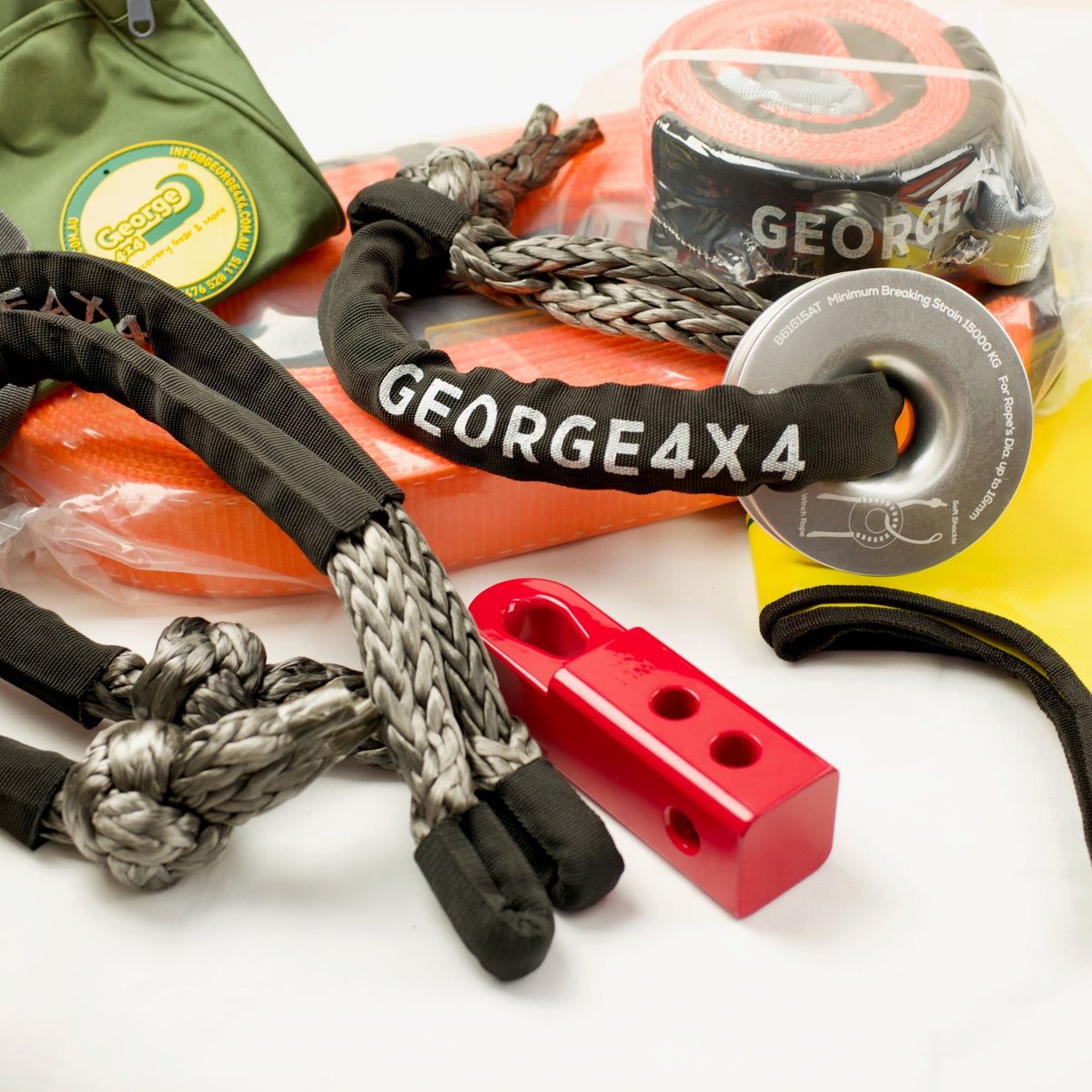 Snatching & Winching Recovery Kit 17000kg 9pcs – George4x4 4WD Recovery ...