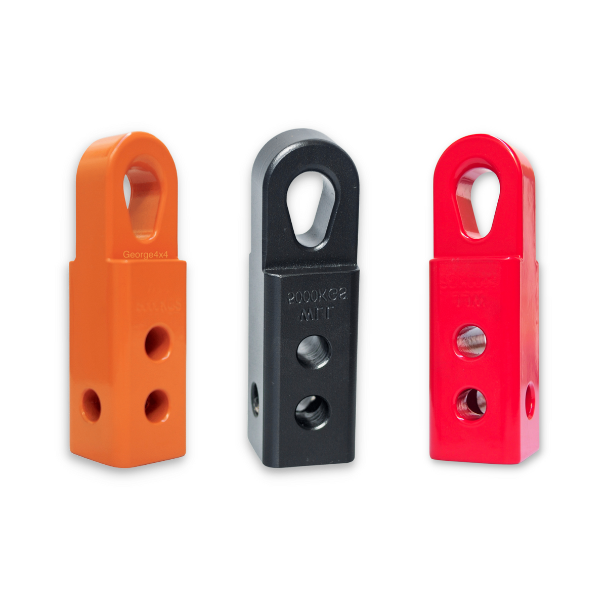 4WD Recovery Soft Shackle Hitch (SK+) with Teardrop shaped Eyelet ...