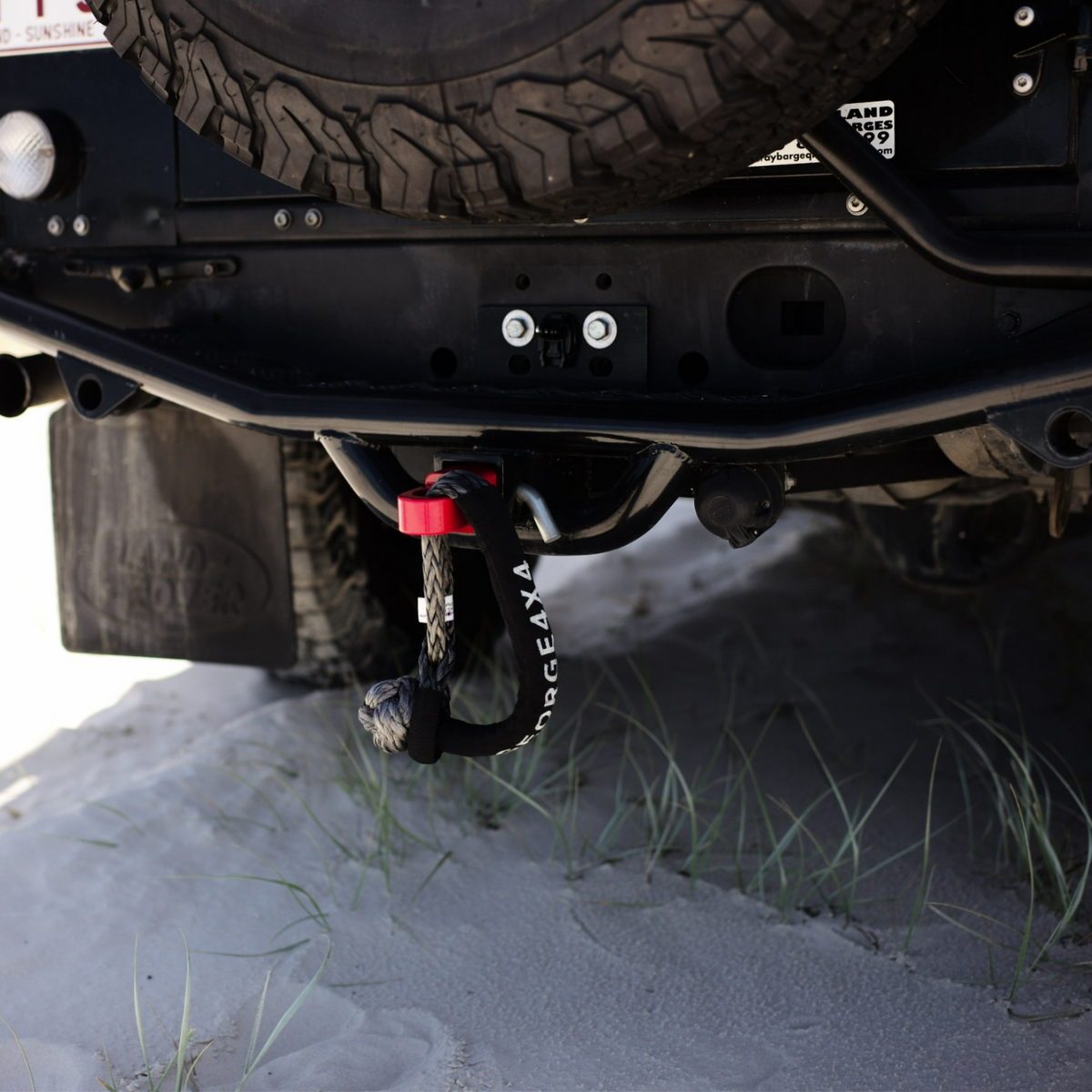 4WD Recovery Soft Shackle Hitch (SK+) with Teardrop shaped Eyelet ...
