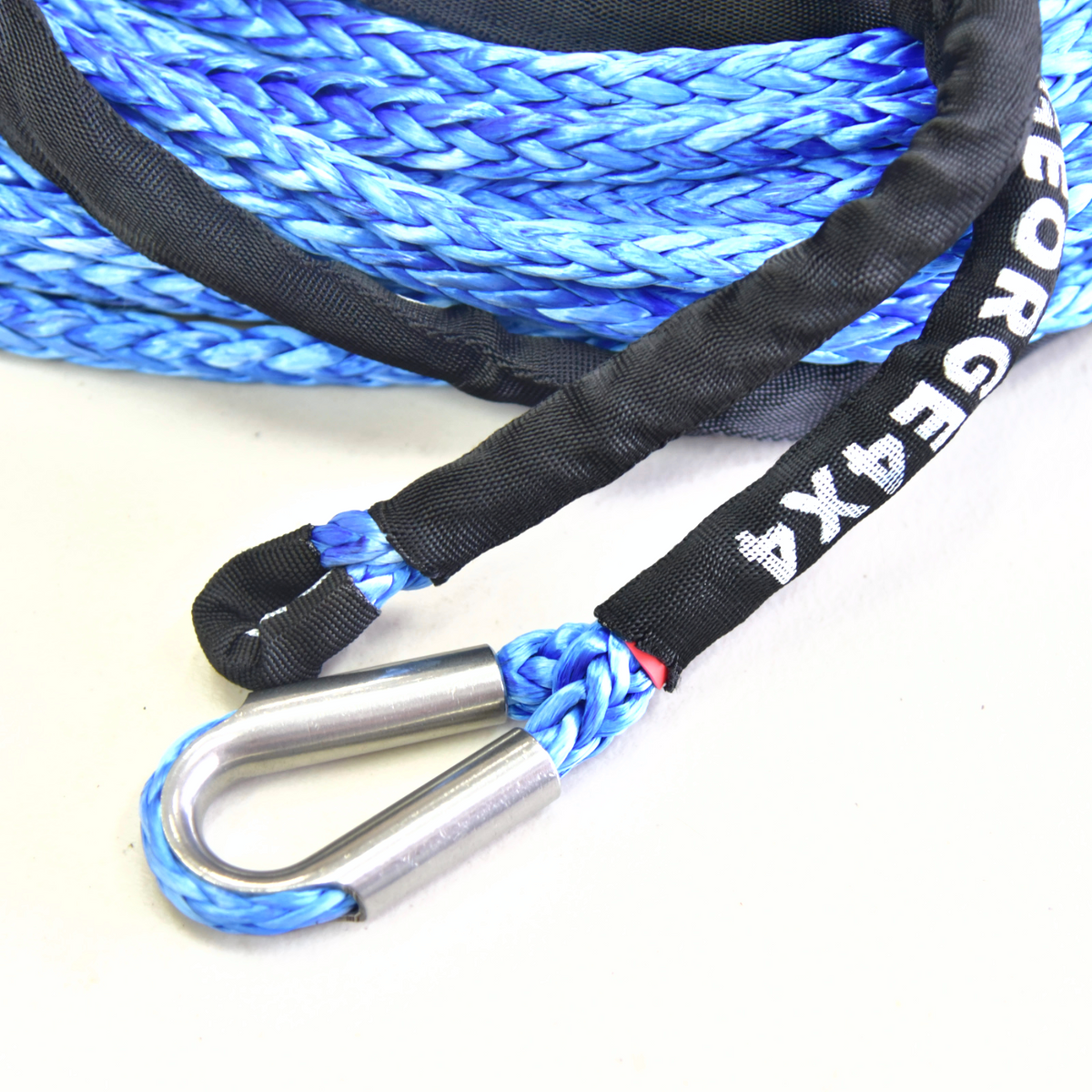 Winch Rope 26m*8000kg, Tubular Thimble eye / Soft eye, Recovery Gear ...